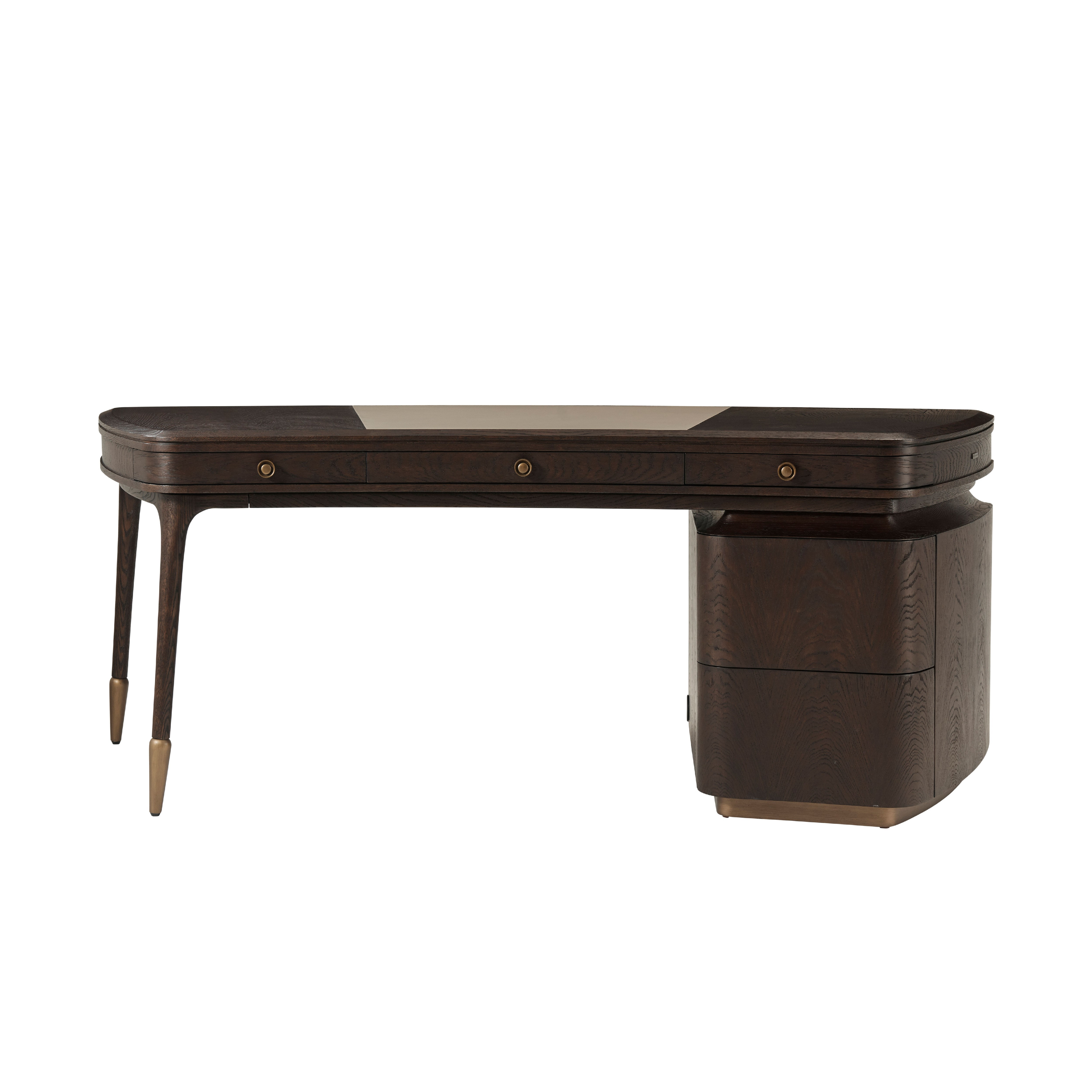 Theodore Alexander Legacy 78.75" Curved Writing Desk | Wayfair