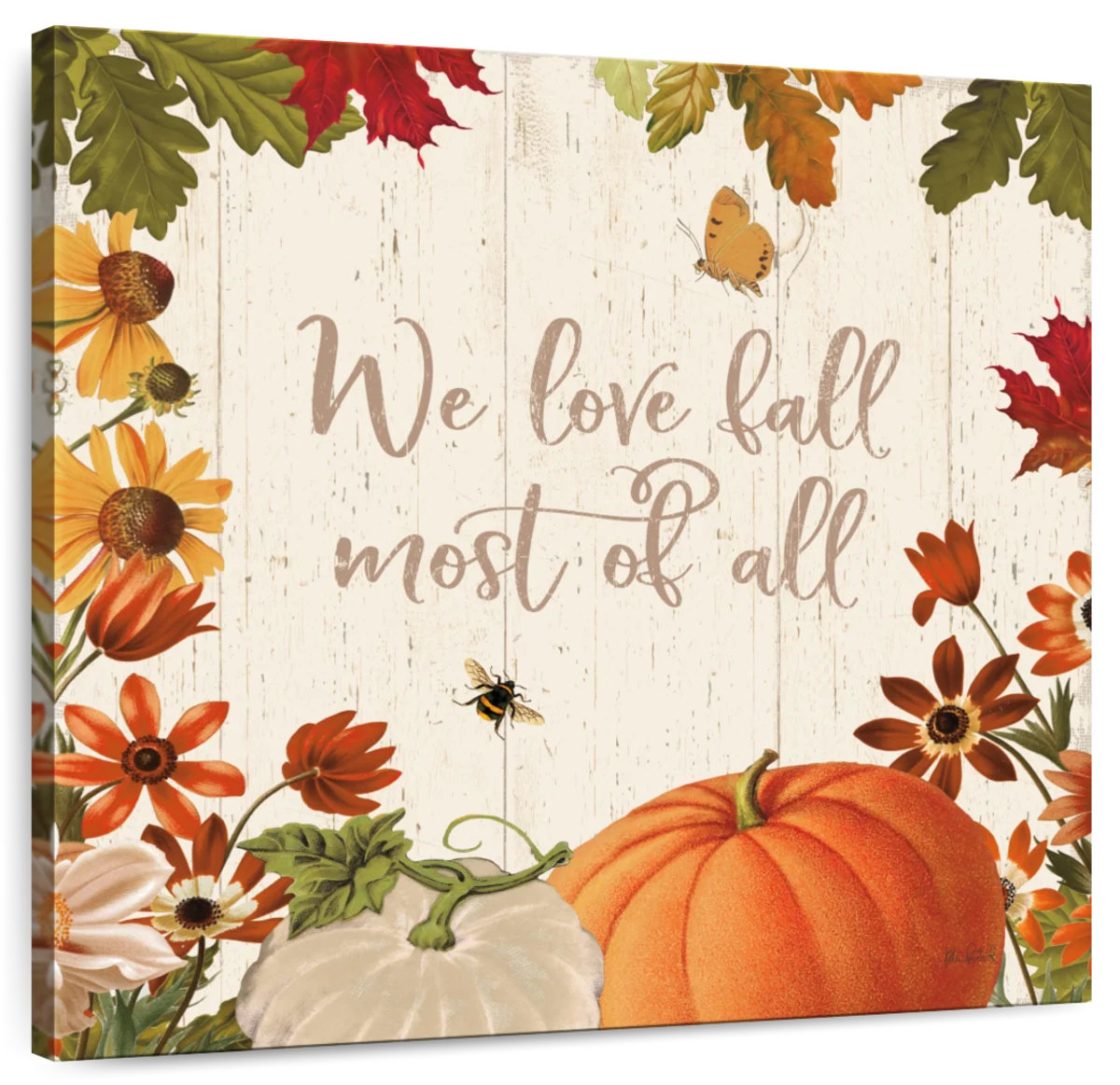 Ebern Designs Tergel Fall Garden Quote V | Wayfair