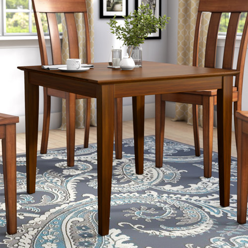 Winston Porter Bethanni Unfinished Solid Wood Dining Table & Reviews ...
