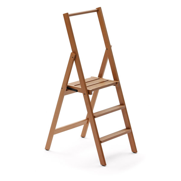 Union Rustic Bella 3 - Step Wood Folding Small Step Ladder & Reviews ...