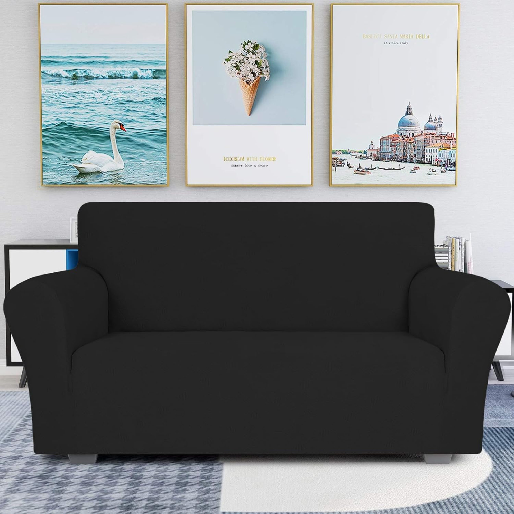 Red Barrel Studio® Oversized Super Stretch Couch Cover (91"-110 ...