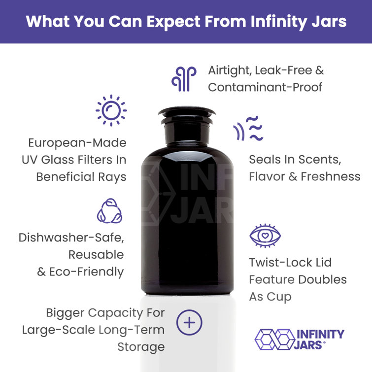 Infinity Jars 2.11 qt. Apothecary Jar | Wayfair