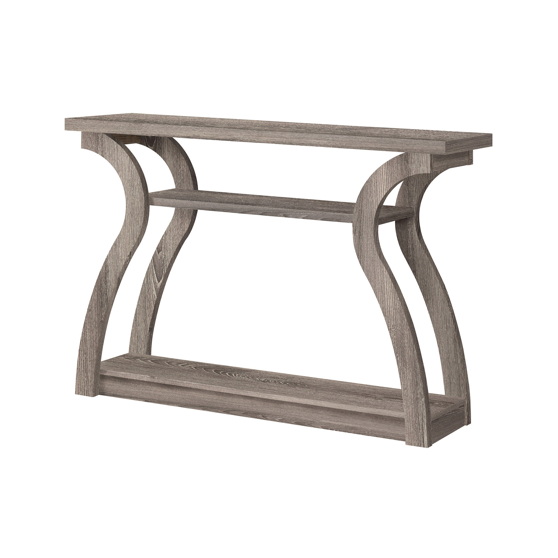 Latitude Run® Taupe Accent Table For Home - Contemporary Console With ...