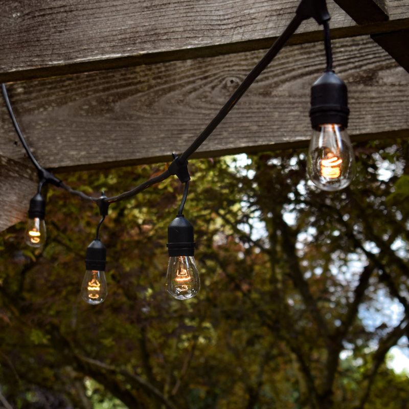 Joss & Main Taft Outdoor 15 - Bulb 576'' Plug-in String Light & Reviews ...