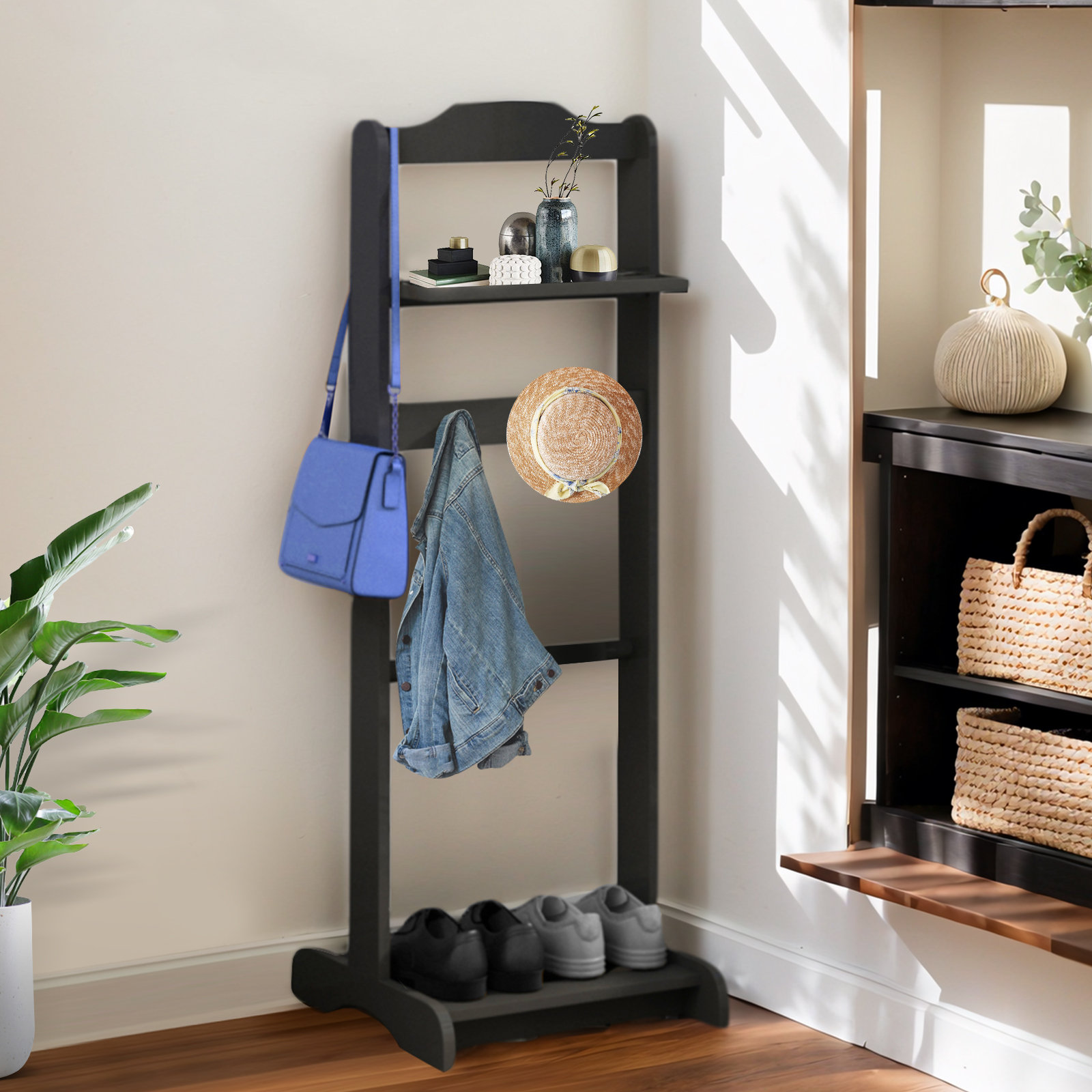 Lark Manor Valet Stand For Men,portable Garment Rack, Suit Valet Stand ...