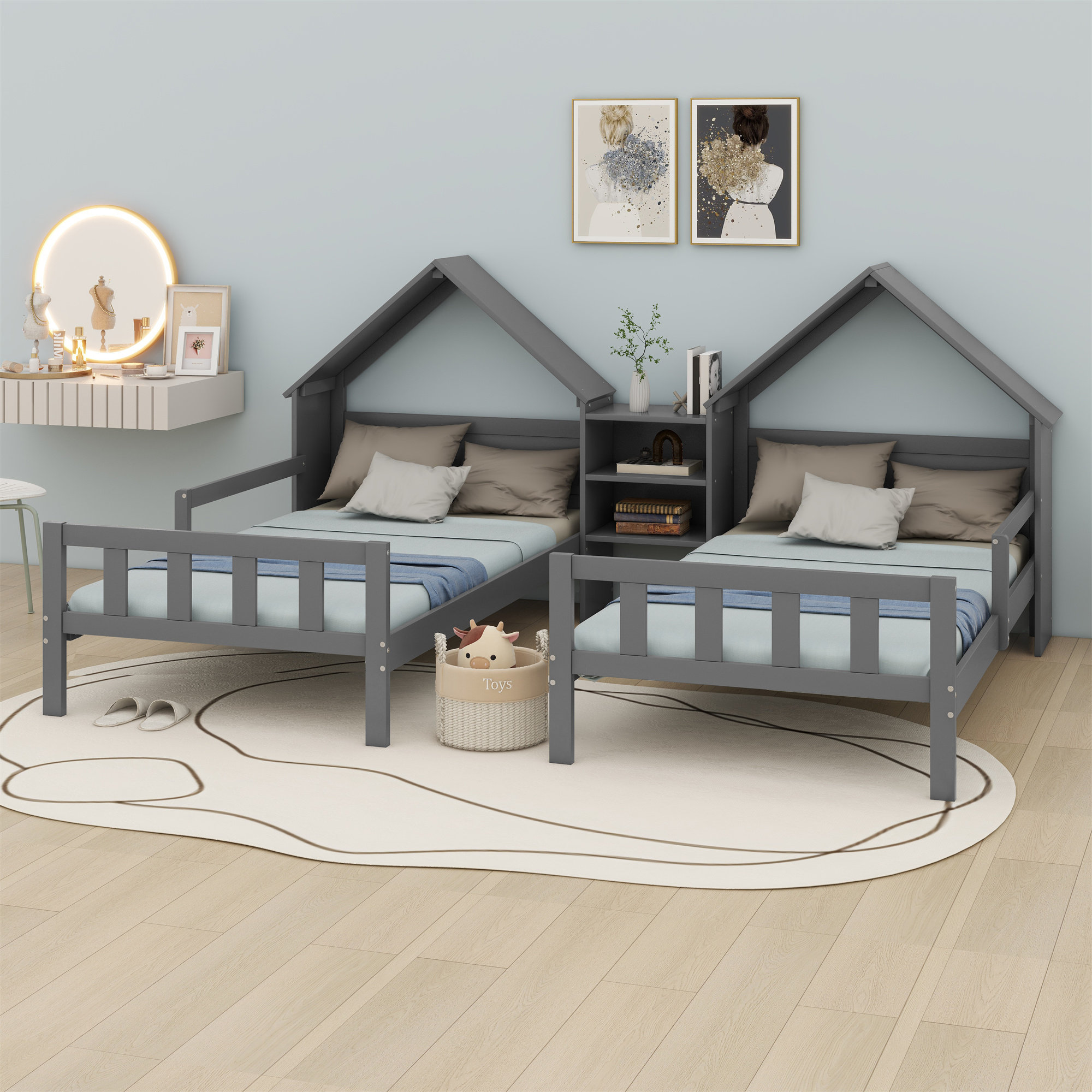 Harper Orchard Alfon Slat Storage Bed - Wayfair Canada