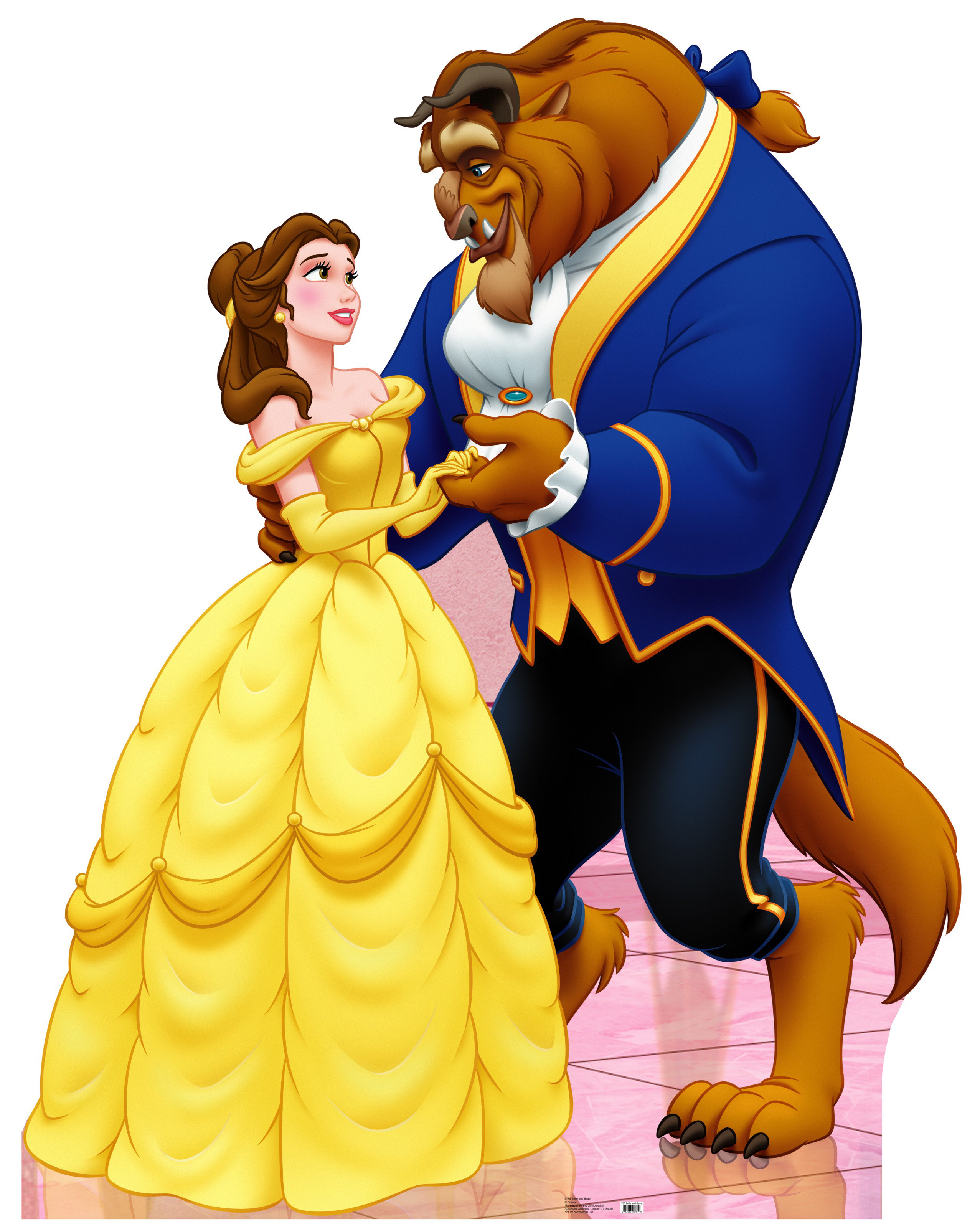 Advanced Graphics Beauty and the Beast - Belle and the Beast Life-Size ...