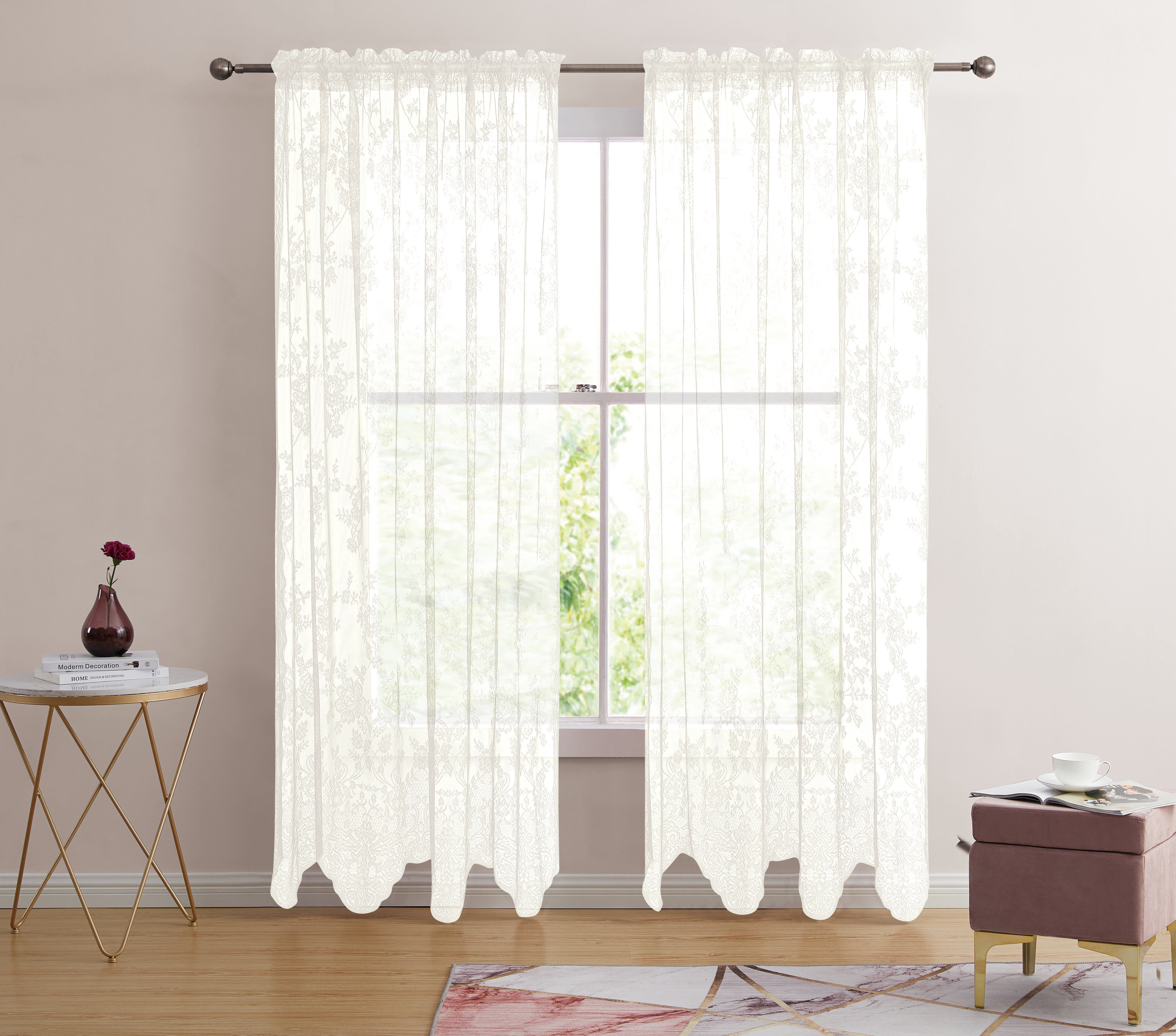 Winston Porter Delannie Polyester Room Darkening Curtain Pair & Reviews ...