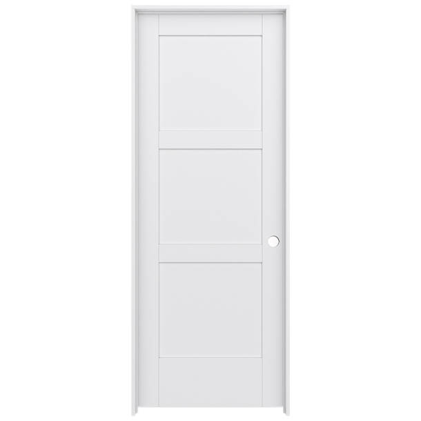 JELD-WEN MODA 1-Panel Solid Core Primed Prehung Interior Door | Wayfair