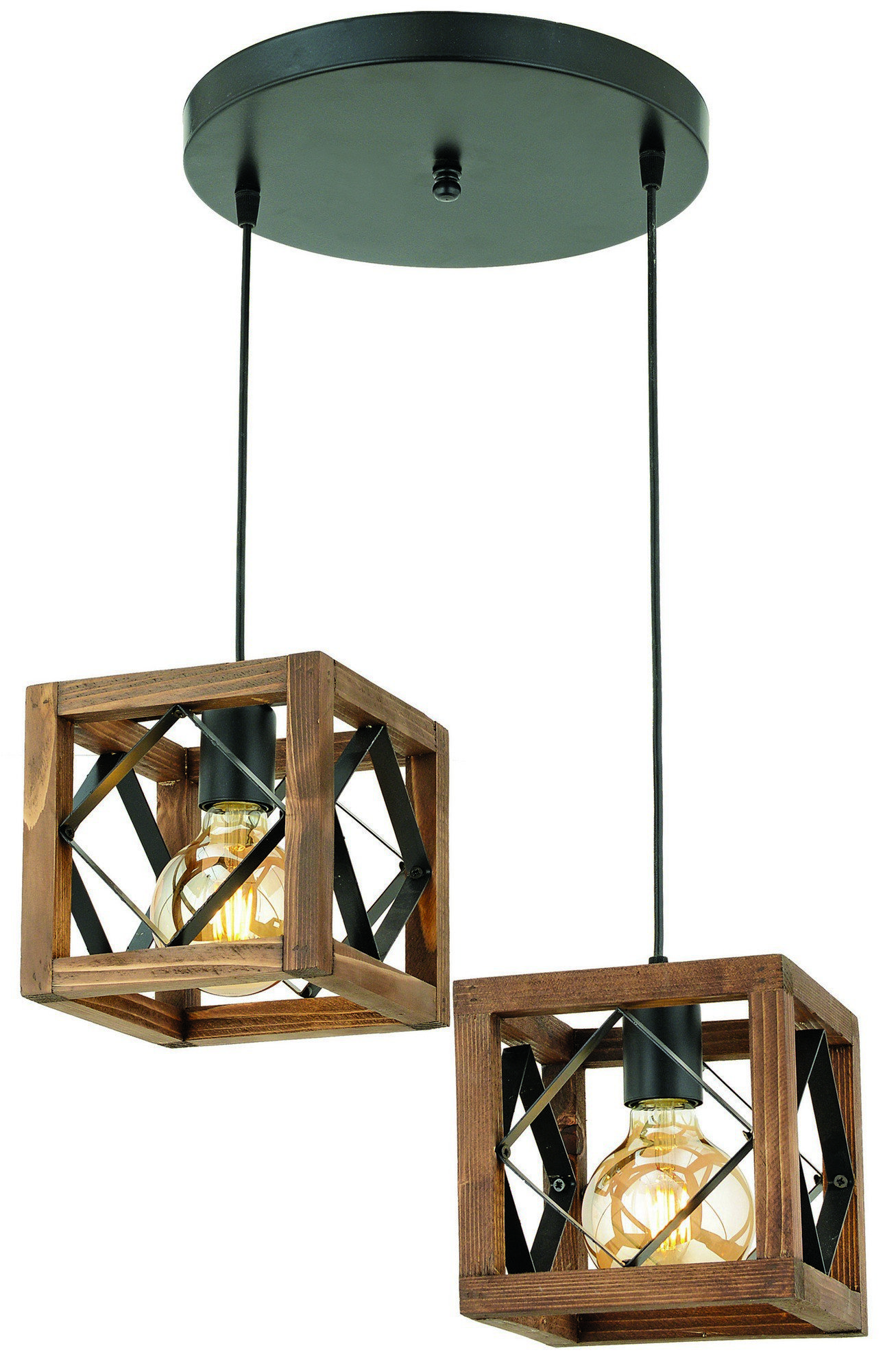East Urban Home Loftis 2 - Light Cluster Square Pendant | Wayfair