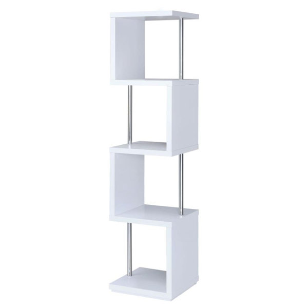 Latitude Run® Lesovsky Geometric Bookcase - Wayfair Canada