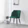 Canora Grey Inola Velvet Upholstered Dining Chair | Metal Legs ...