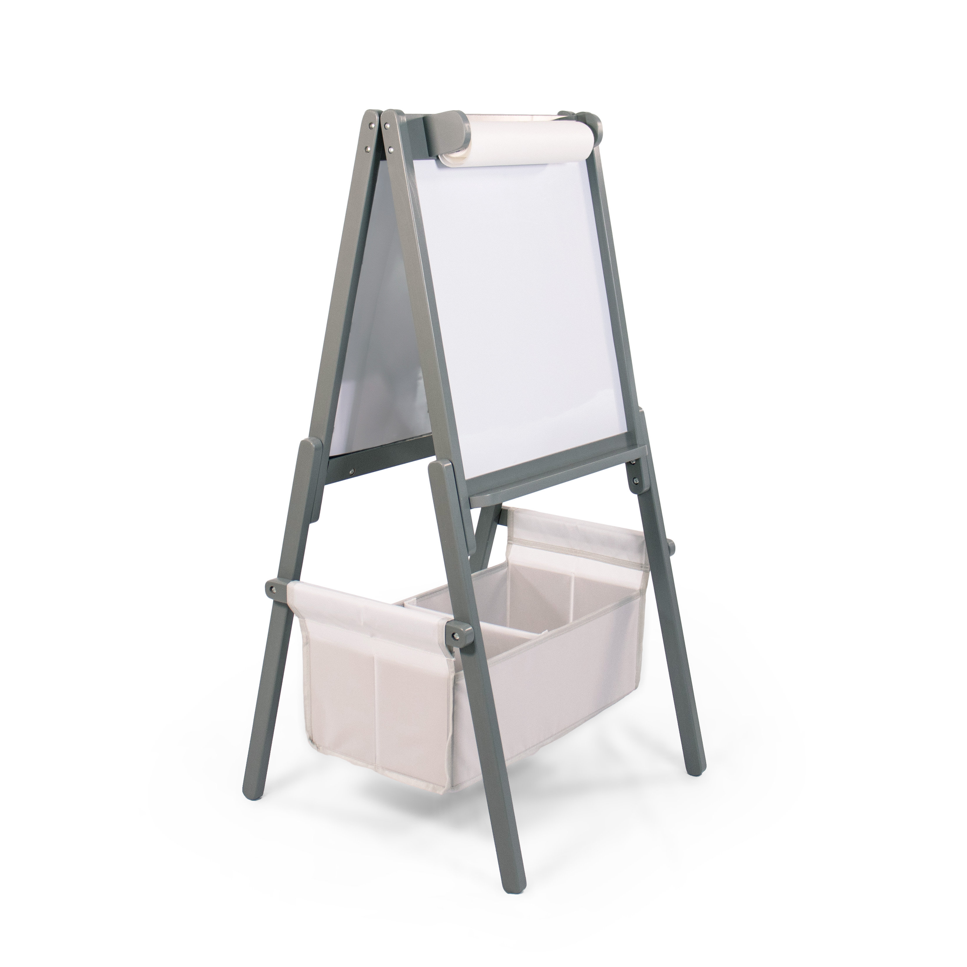 Humble Crew Inspire Kids Chalkboard And Dry Erase Easel With Storage ...