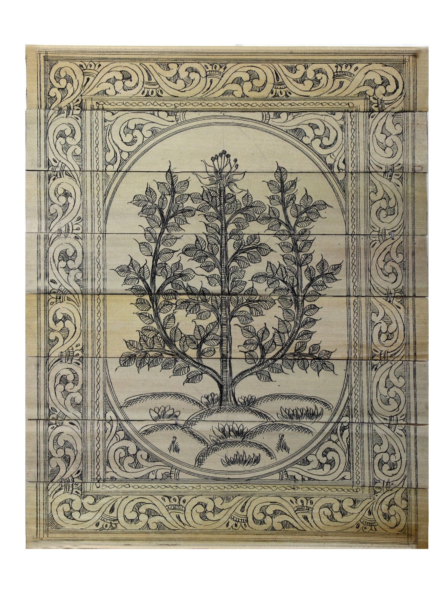 Bungalow Rose Tree Series 66 | Patta Painting From Odisha | Wayfair