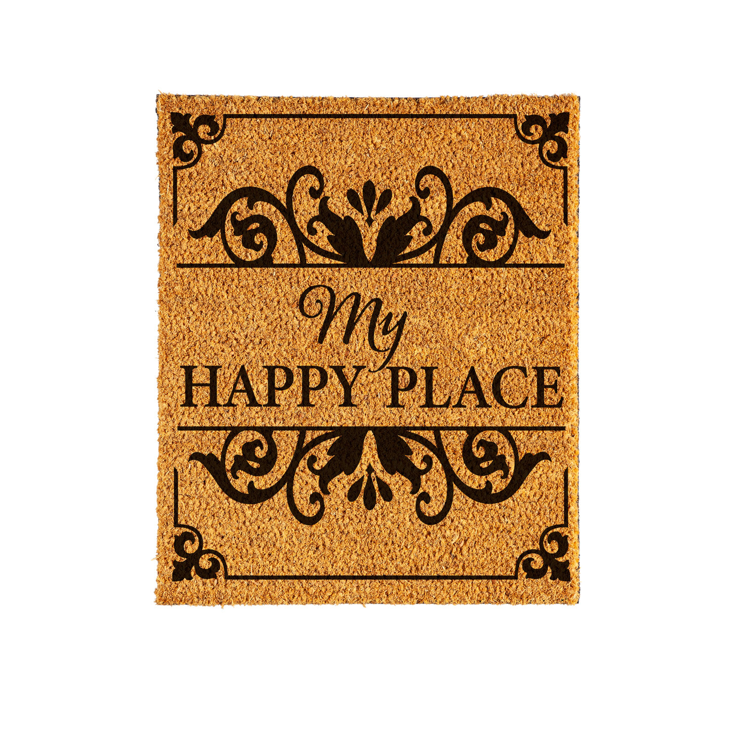 Ophelia & Co. My Happy Place" Cambridge Greeting Interchangable Mat ...