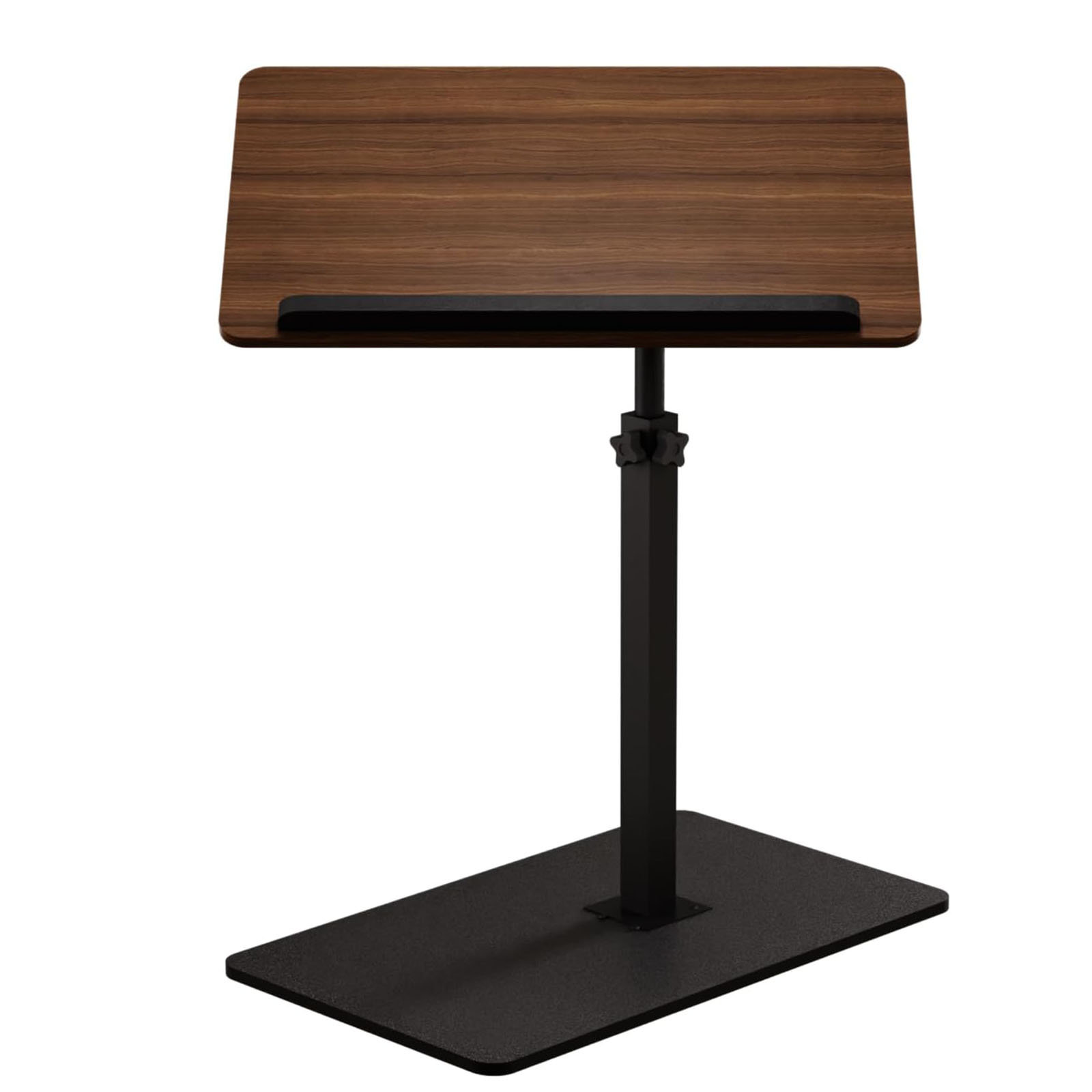 17 Stories Foldable Side Table for Small Spaces,Black Walnut (Black ...