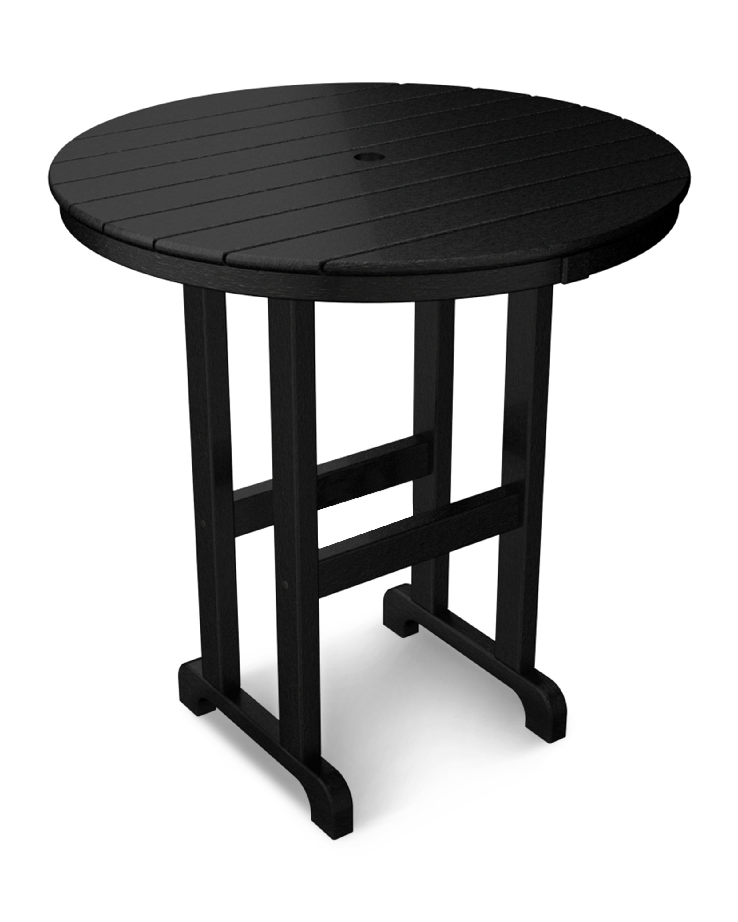 POLYWOOD® Round Farmhouse Counter Table & Reviews | Wayfair