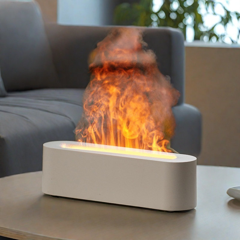 Latitude Run® Fireplace Fire Flame Aromatherapy Diffuser | Wayfair