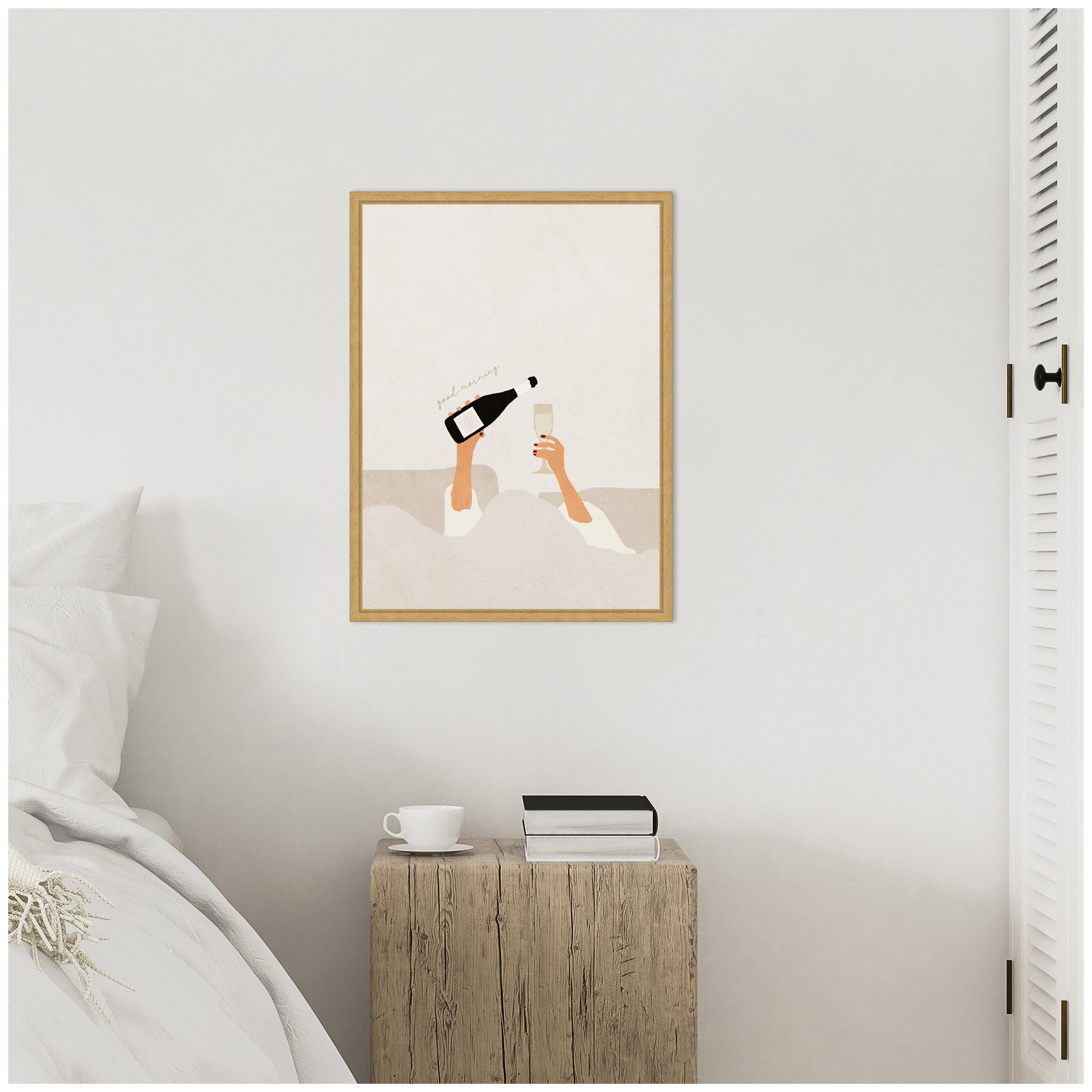 Trinx Good Morning Art Print by July Art Prints Framed Canvas Wall Art ...