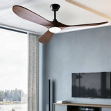 3 Blade Ceiling Fans With Lights You'll Love | Wayfair