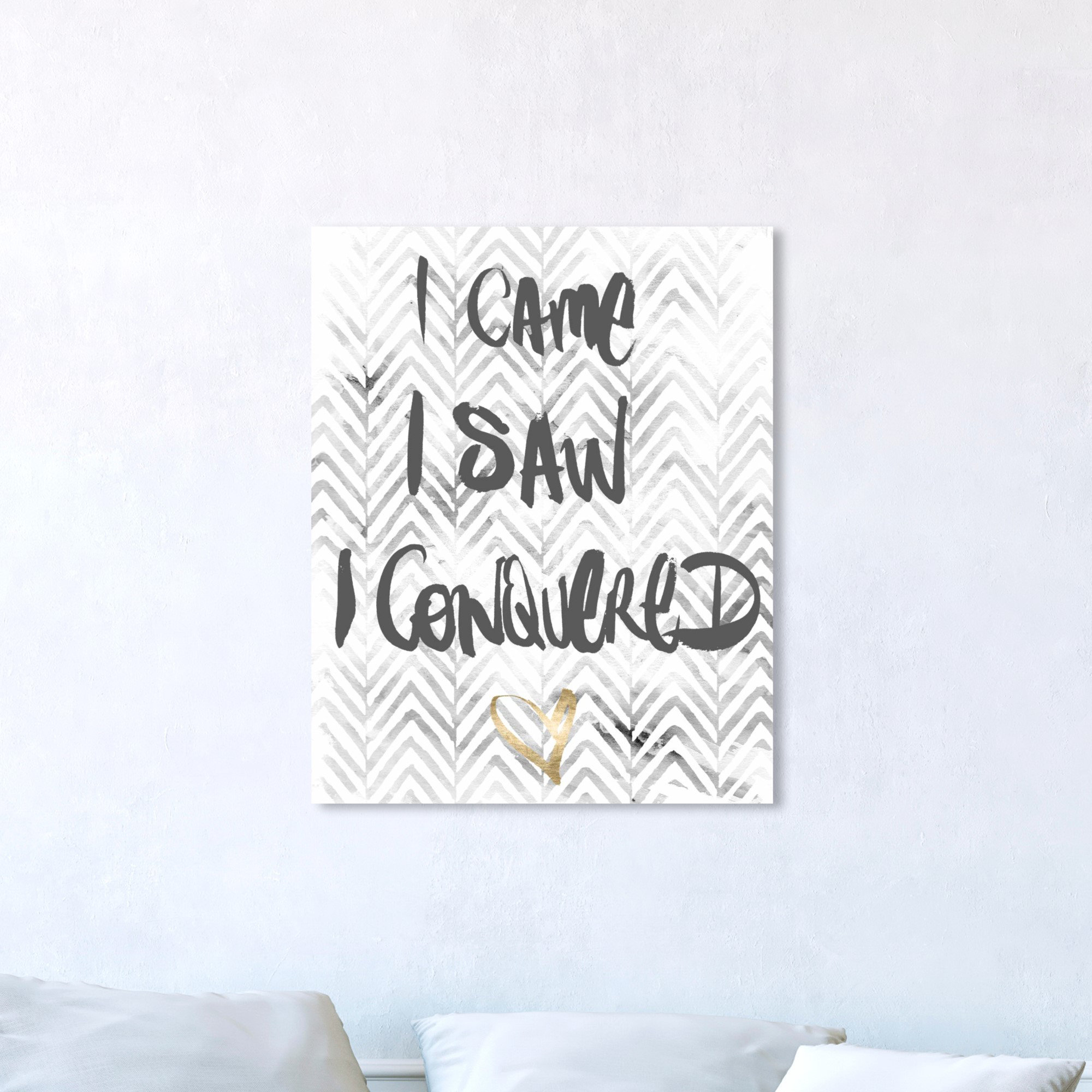 House of Hampton 'Veni Vidi Vinci' Textual Art on Canvas - Wayfair Canada