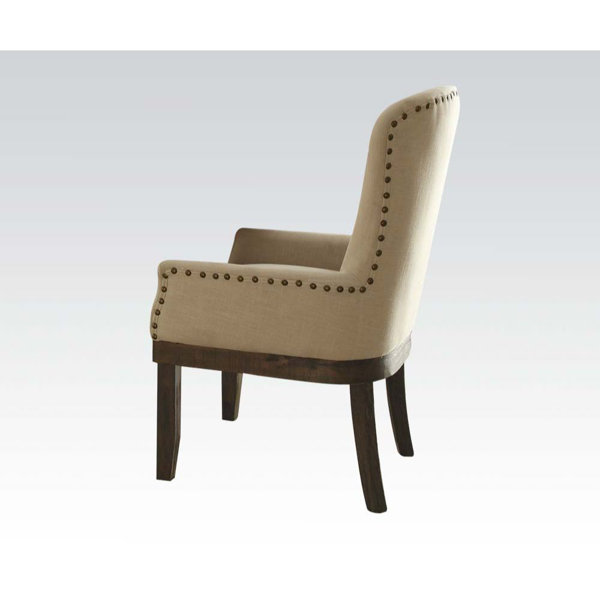 Canora Grey Labeebah Linen Upholstered Armchair - Wayfair Canada