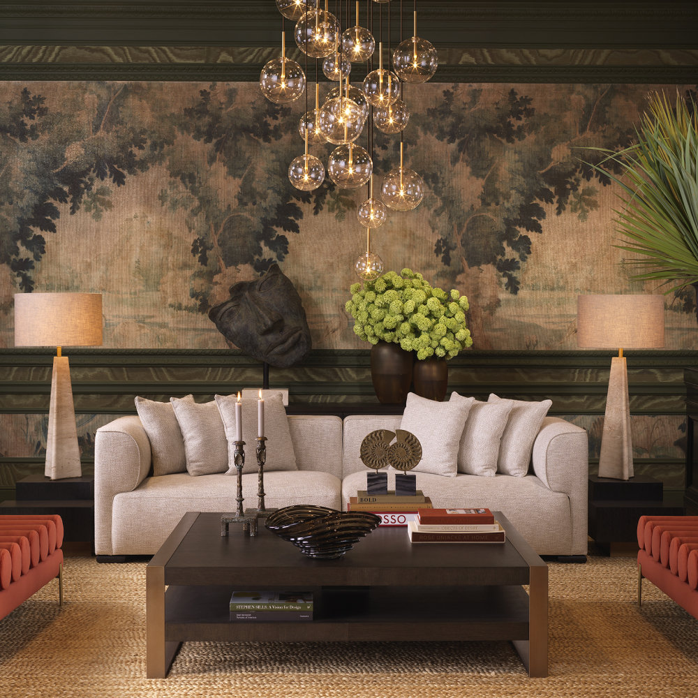 Eichholtz The Met x Eichholtz 101.57" Velvet Flared Arm Sofa | Perigold