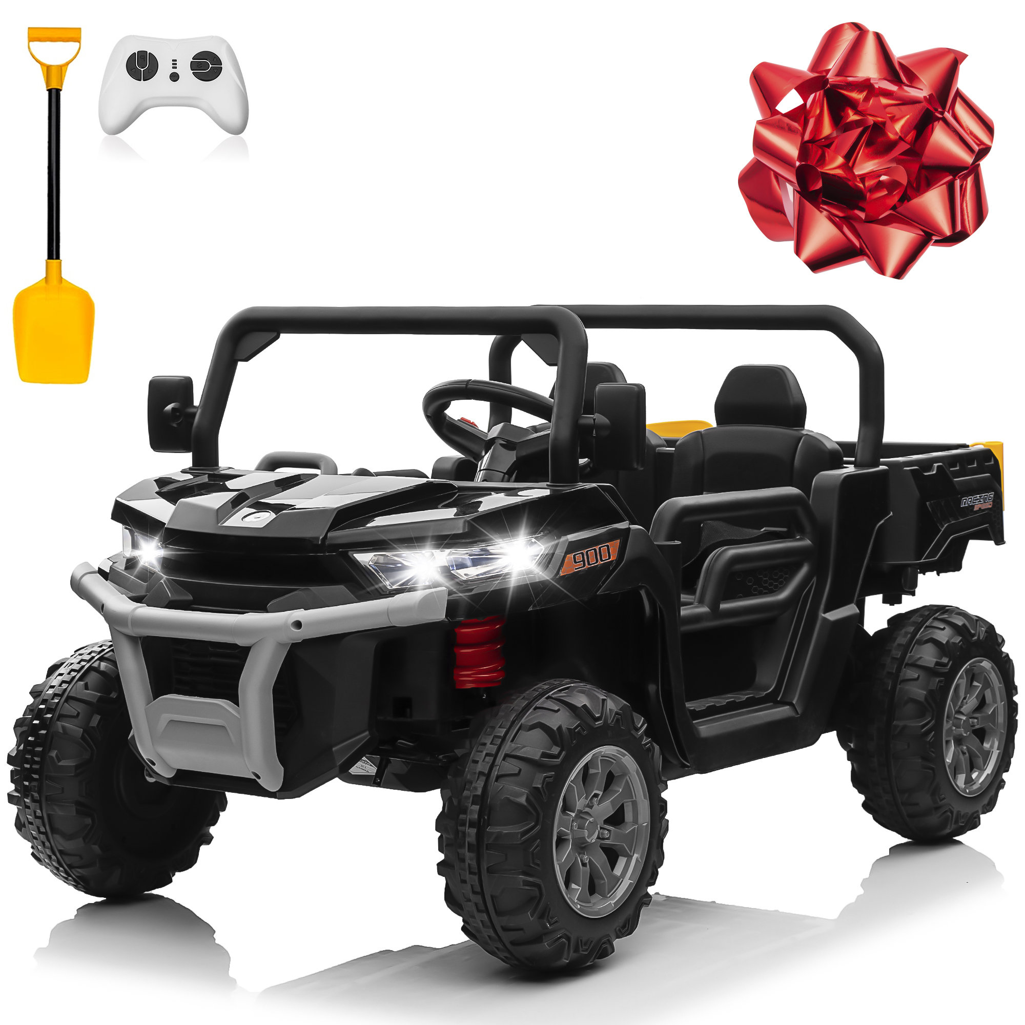 Joyracer 4WD 24V Ride on Toys UTV with Remote Control, 2 Seater Ride on ...