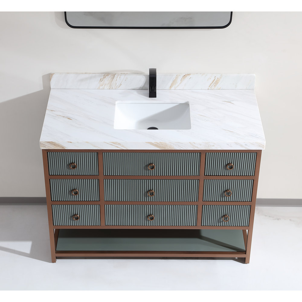 Legion Furniture 48" Freestanding Standard Single Bathroom Vanity with ...