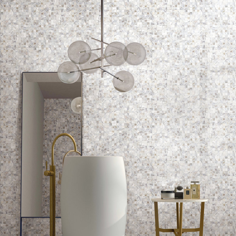 MatrixStoneUSA 0.75" x 0.75" Grid Mosaic Wall Tile & Reviews | Wayfair