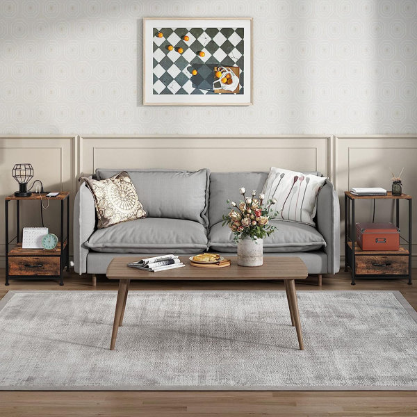 Ebern Designs Tochi 23.8'' tall End Table Set with Storage | Wayfair