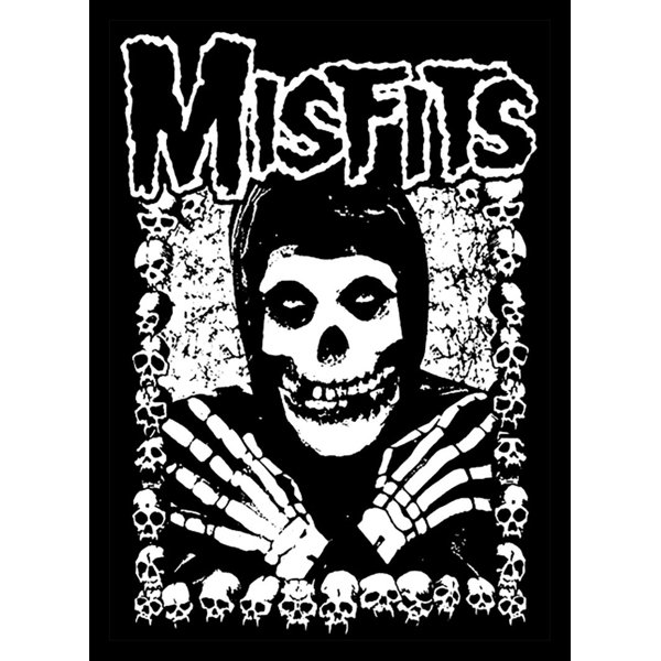 Buy Art For Less Misfits Skulls Surround Framed On Poster Paper Print ...