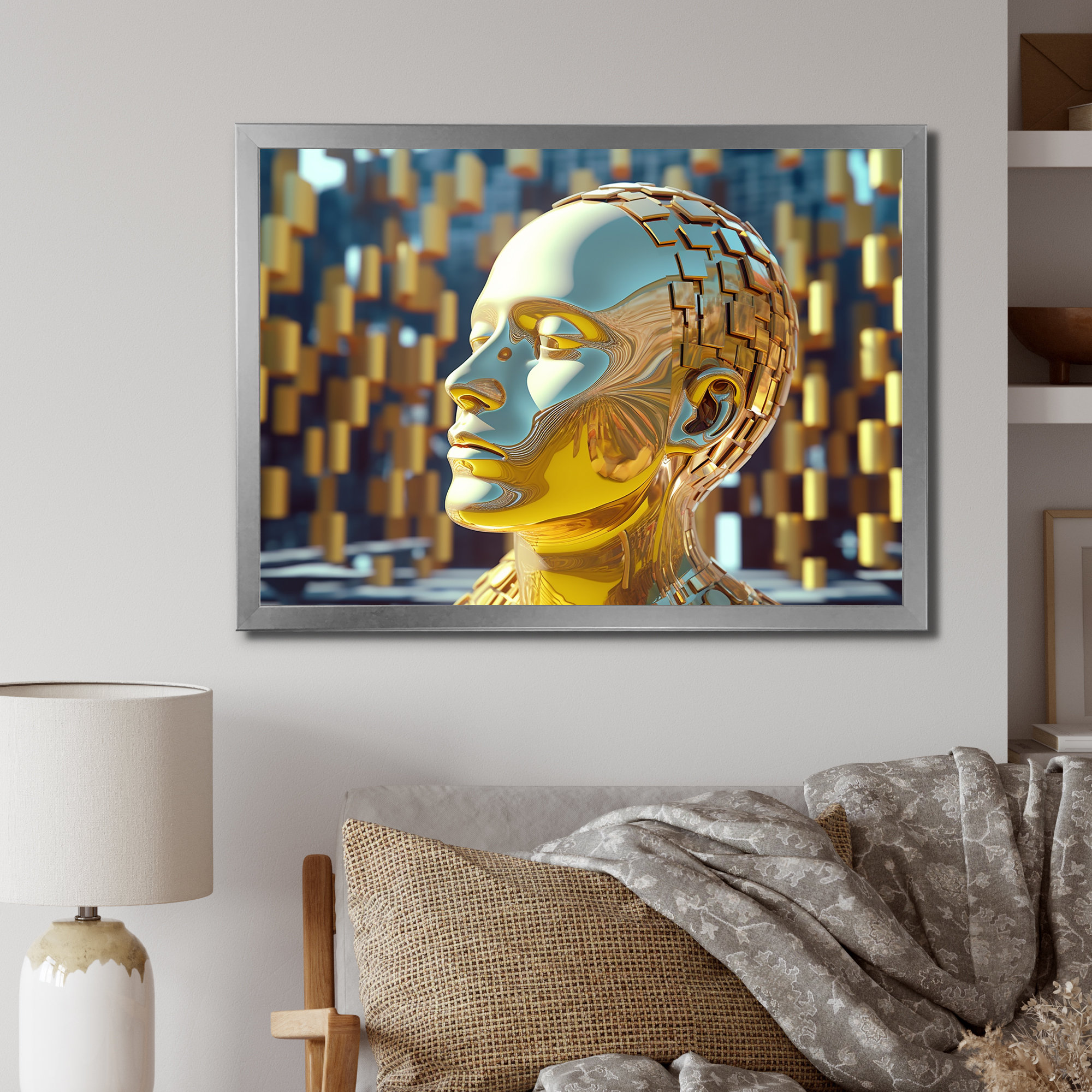 Mercer41 " Golden Consciousness Matrix Of The Mind I " | Wayfair