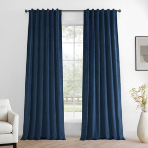 Blue Curtains & Drapes You'll Love | Wayfair