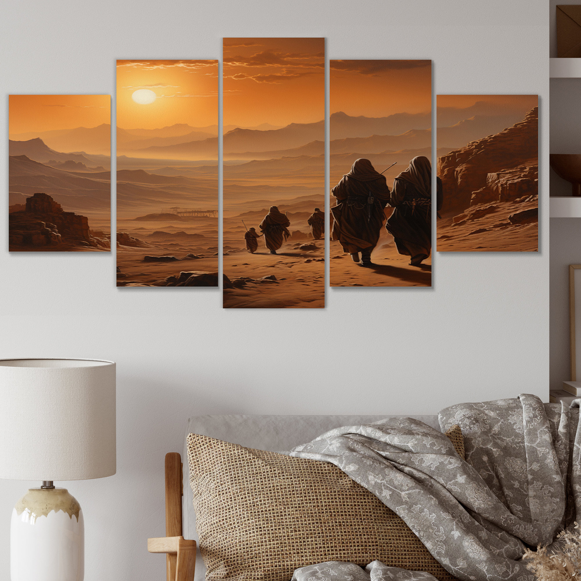 Loon Peak® Islam Art Journey To The Faith III - Islamic Wall Art Living ...