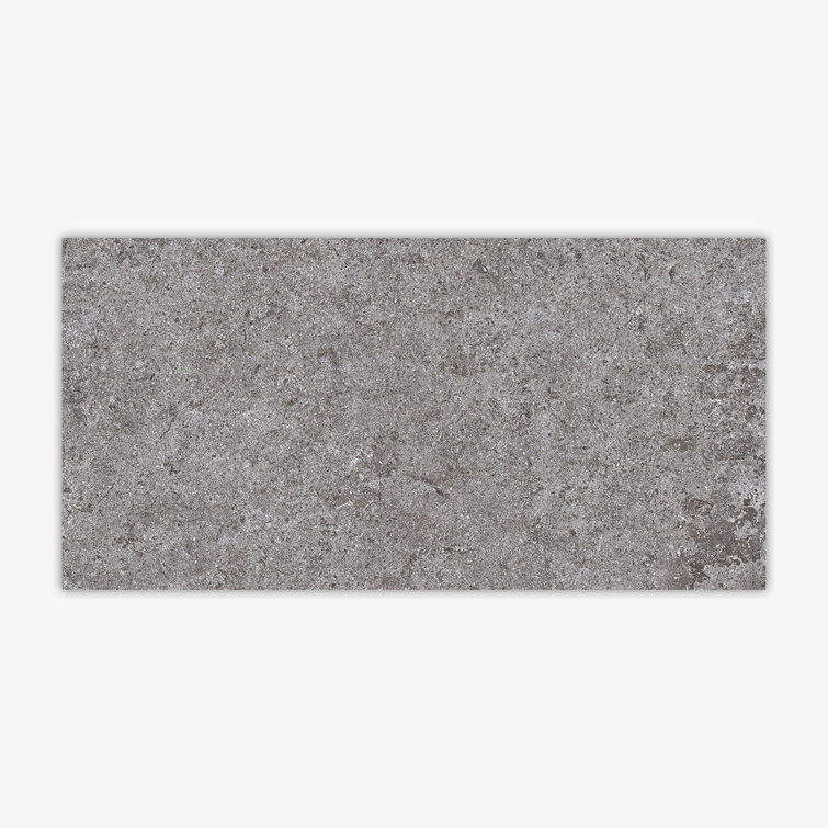Direct Stone Source Basalt 12'' W x 24'' L Porcelain Singular Tile ...