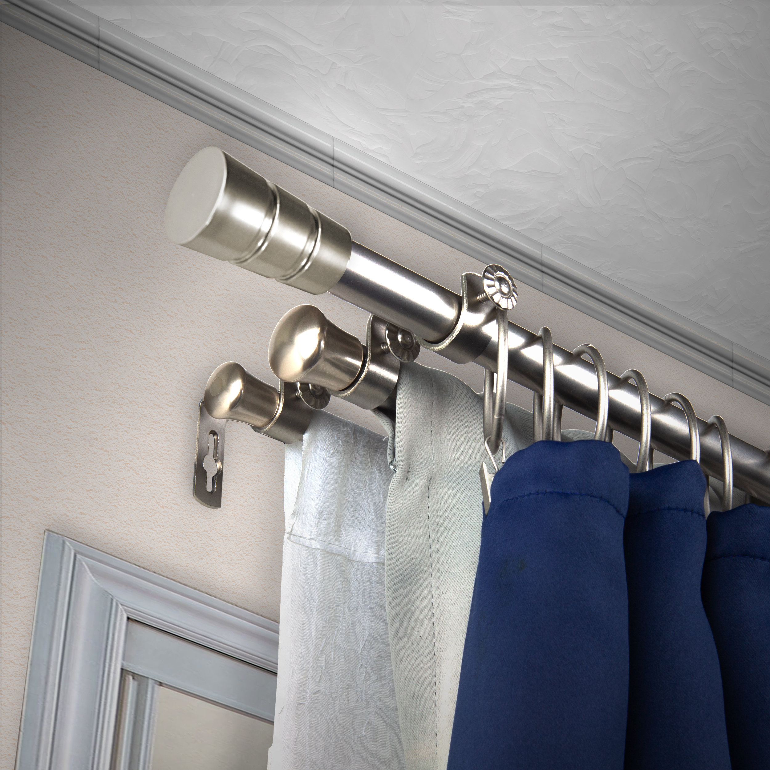 Hokku Designs Carcassonne Adjustable 0.81" Curtain Rod Set - Wayfair Canada