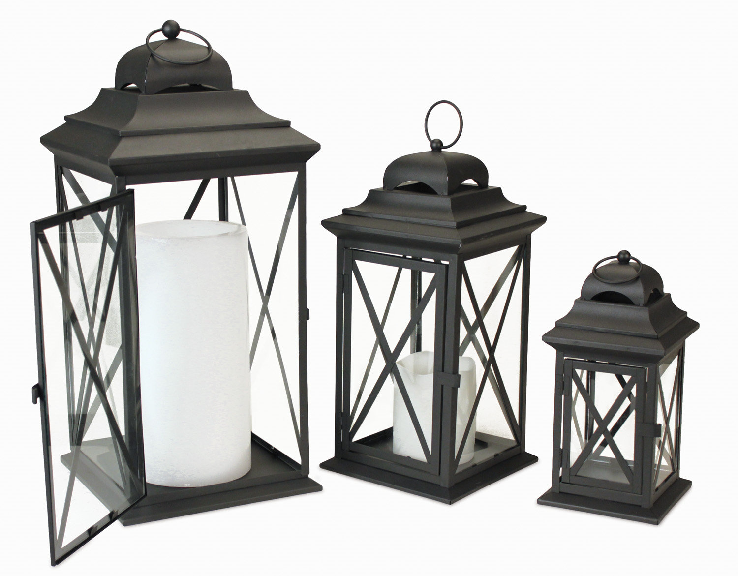 Gracie Oaks 3 Piece Tabletop Lantern Set - Wayfair Canada