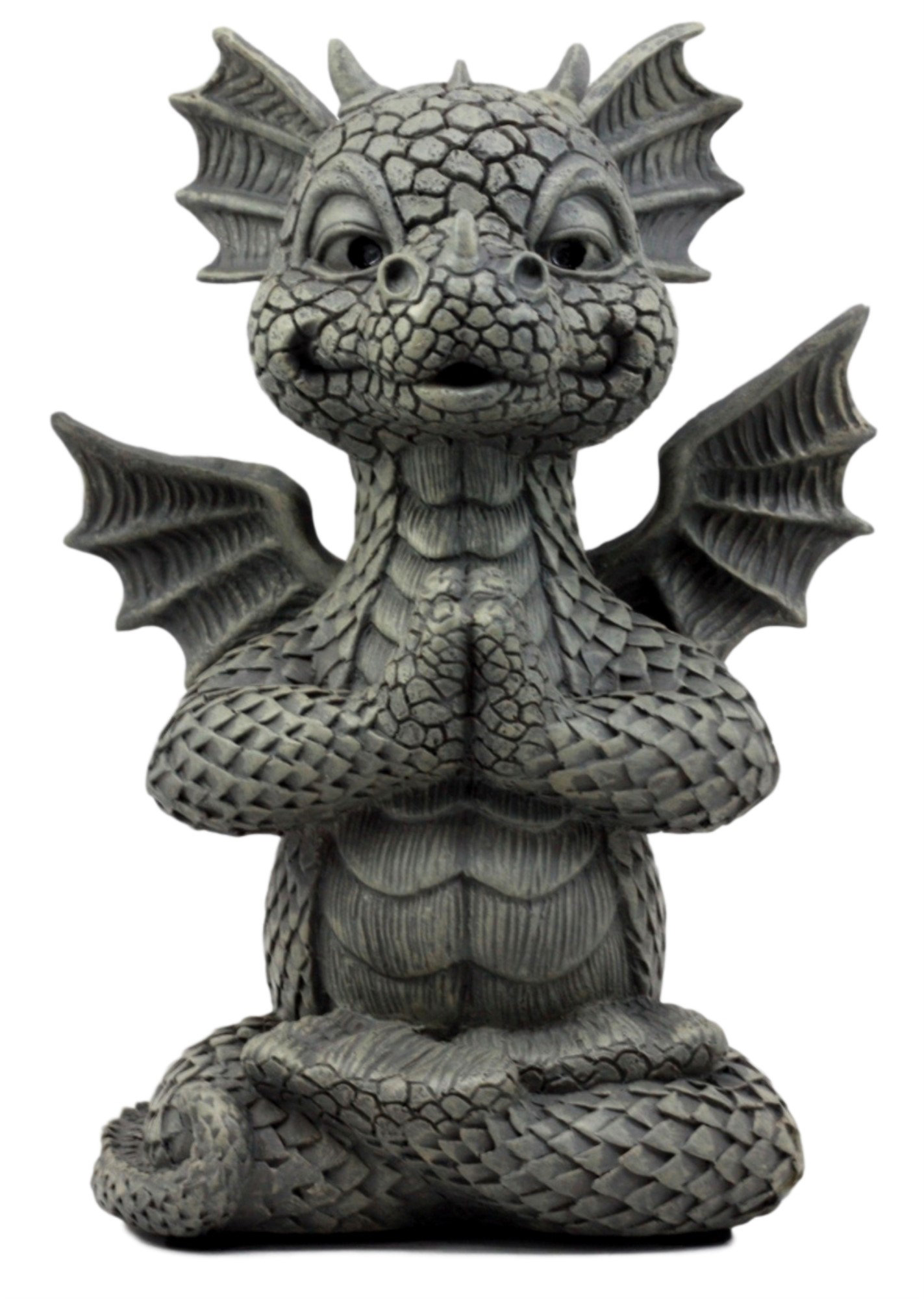 World Menagerie Williamsfield Zen Meditating Fiery Yoga Dragon Garden ...