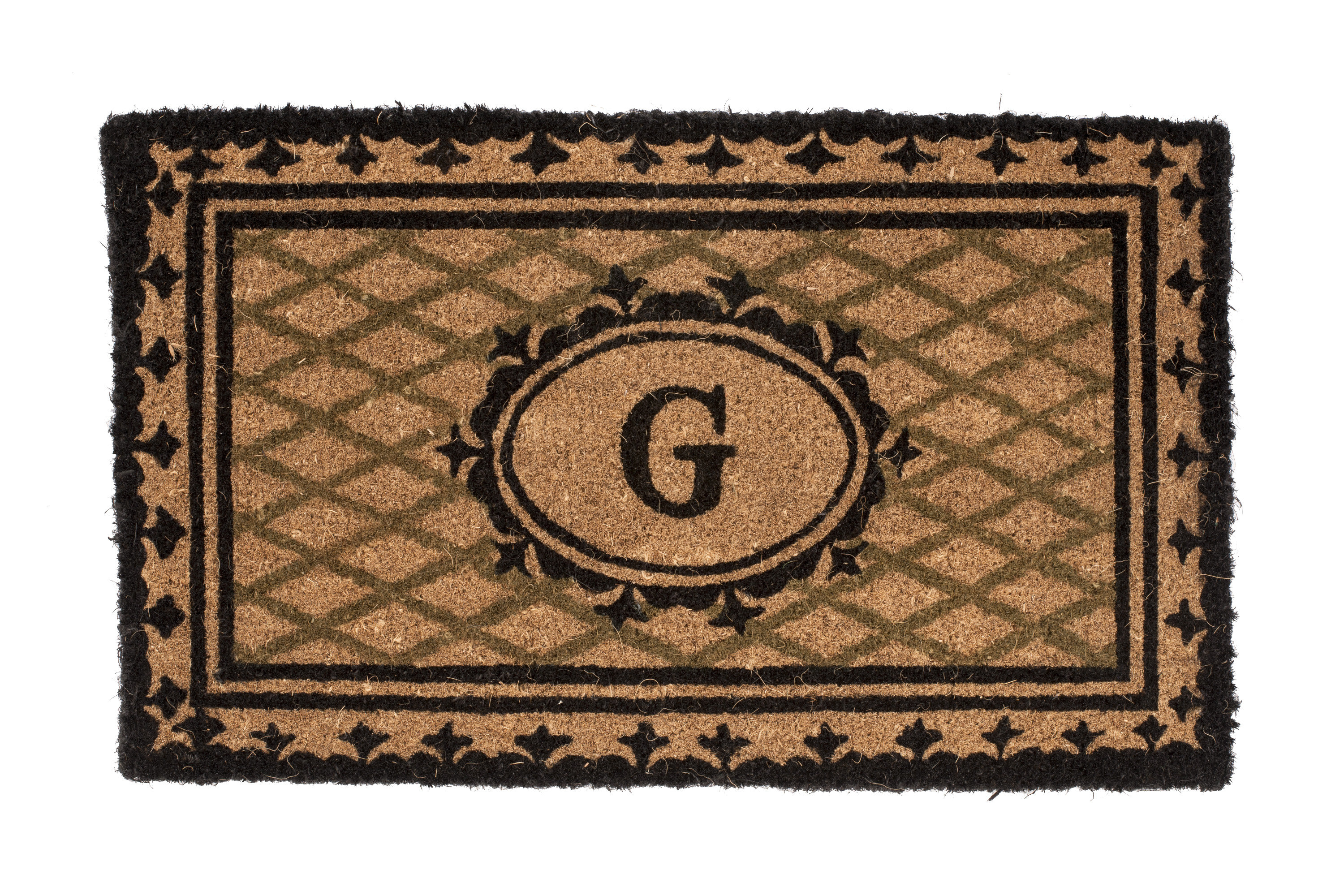 Charlton Home Stanton Prior Monogrammed Non-Slip Outdoor Door Mat ...