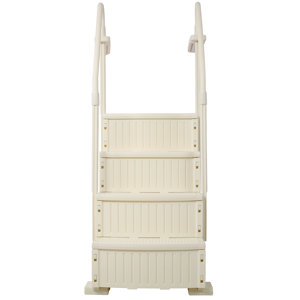 FDFK Pool Ladder Heavy-duty 4 Safety Step For Above Ground Pools Stair ...