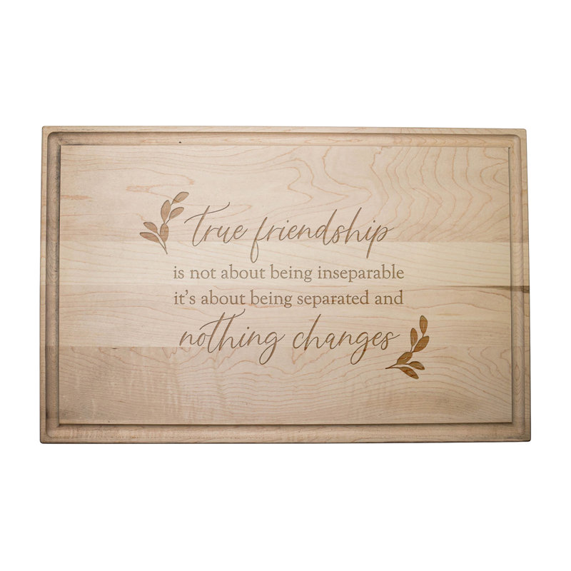 Designs Direct Creative Group True Friendship Cutting Board | Wayfair