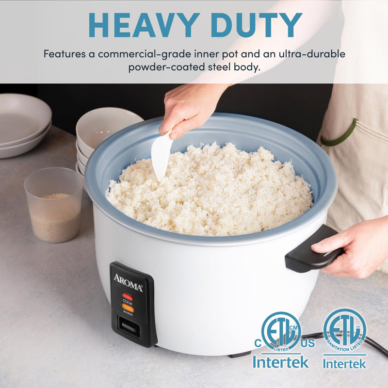 Aroma 40-Cup Commercial Rice Cooker And Warmer | Wayfair
