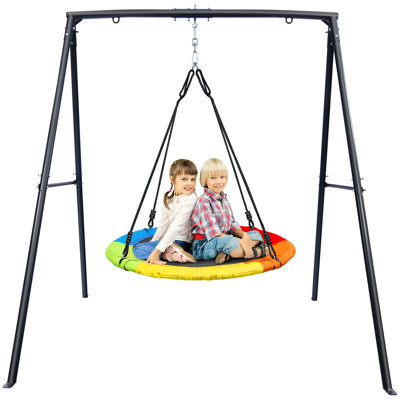 Wagon Cart Foldable GCCSJ 800lb Giant 60" Platform Tree Swing For Kids ...