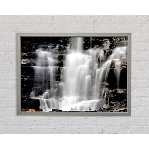 Bright Star Natural Waterfalls Spill - Single Picture Frame Print on ...