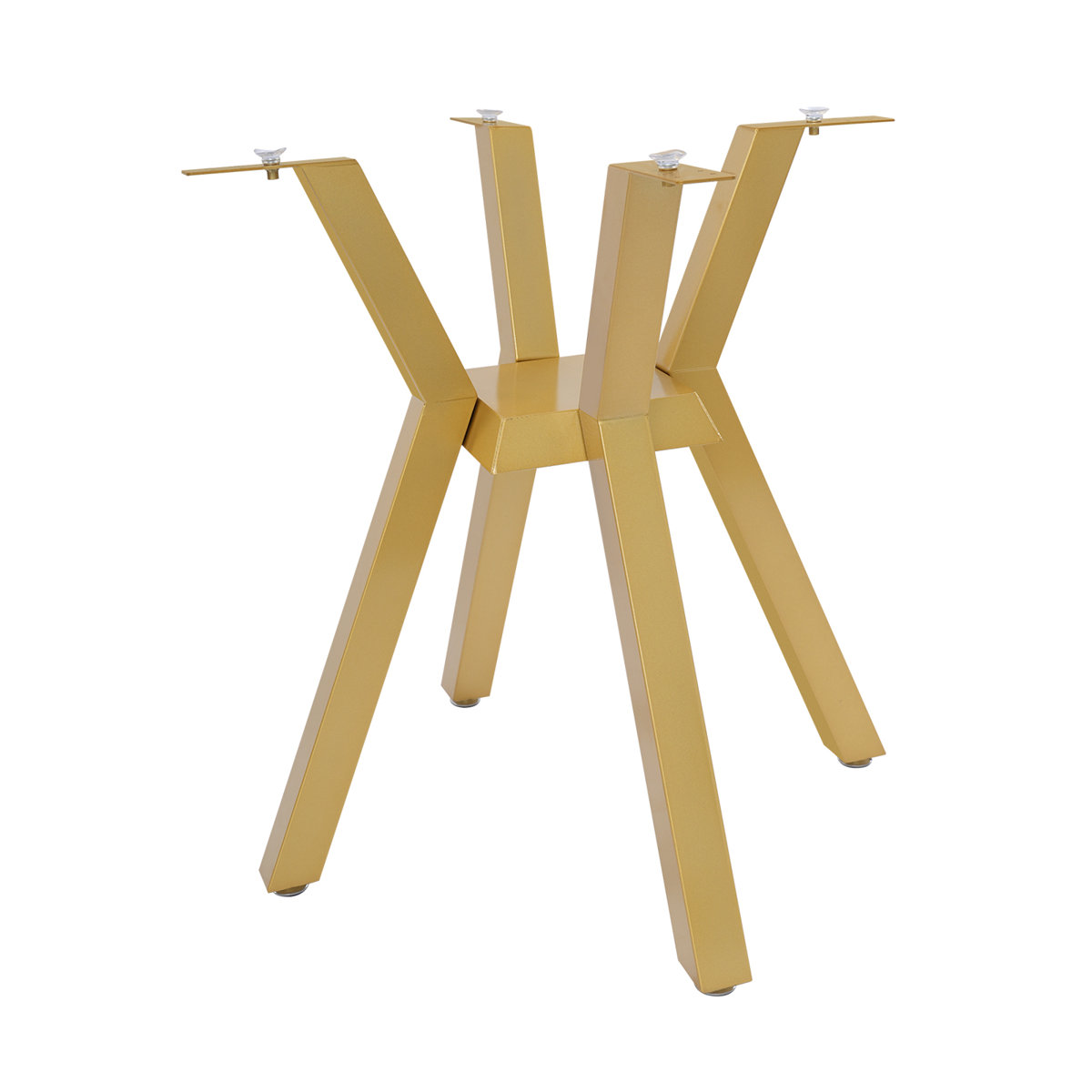 YYBUSHER 28-Inch Modern Metal Table Base For Kitchens, Living Rooms ...