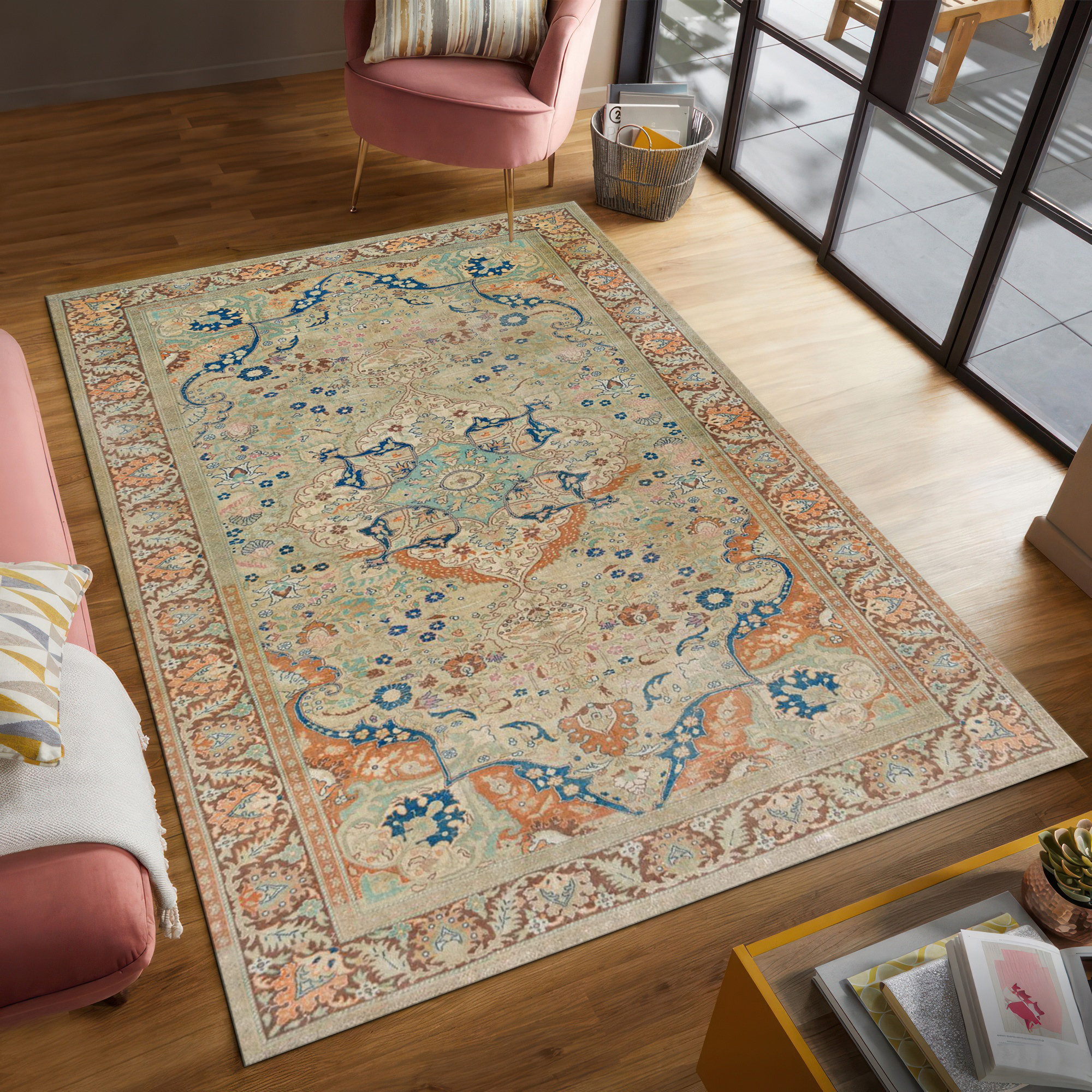 Corrigan Studio® Handsome Abstract Pattern With Pile Soft Printed Rug ...