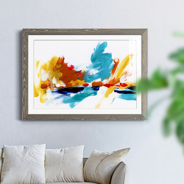 Wrought Studio Captive Color II - Picture Frame Painting | Wayfair