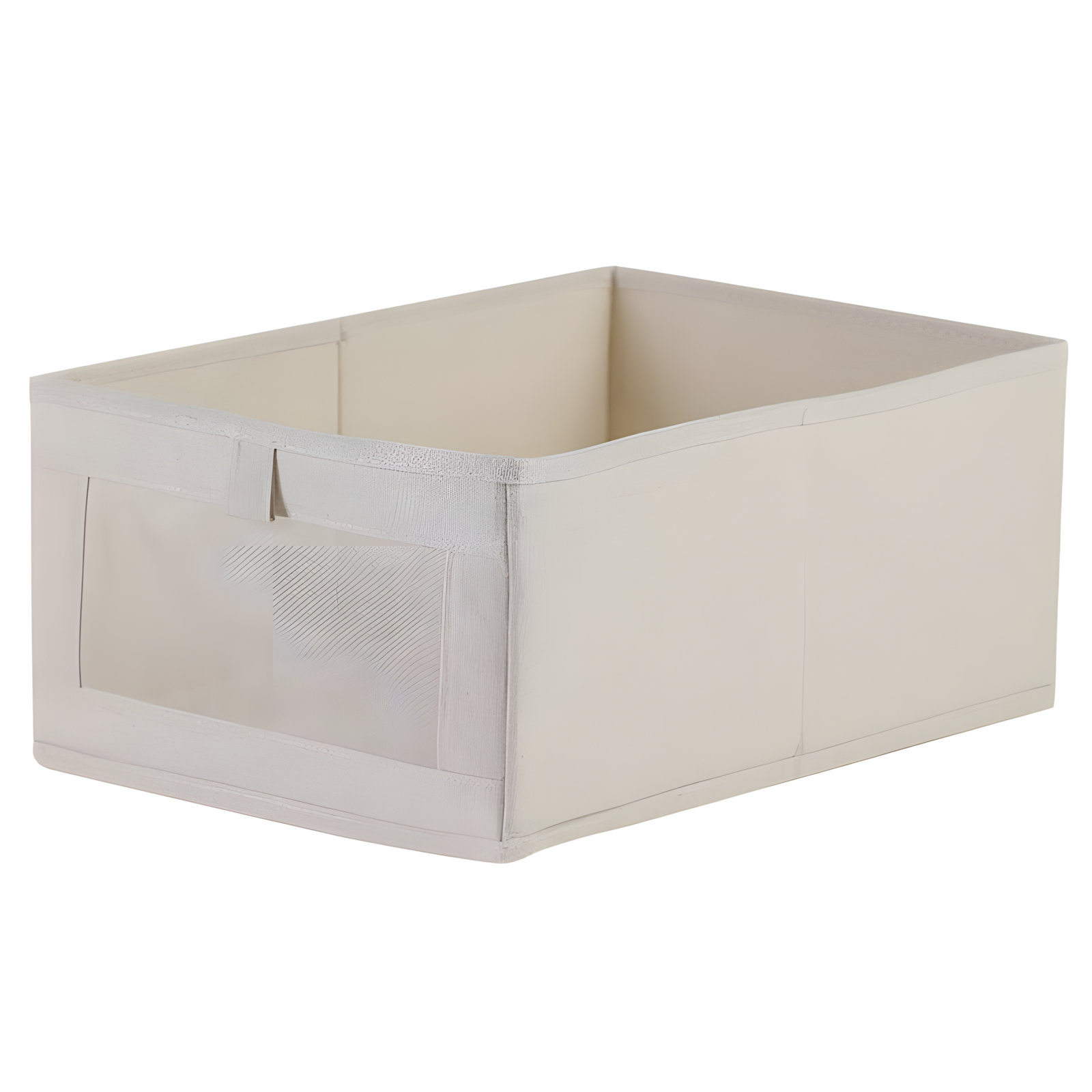 Latitude Run® Japanese Style Fabric Storage Bins 6-Pack With Clear View ...
