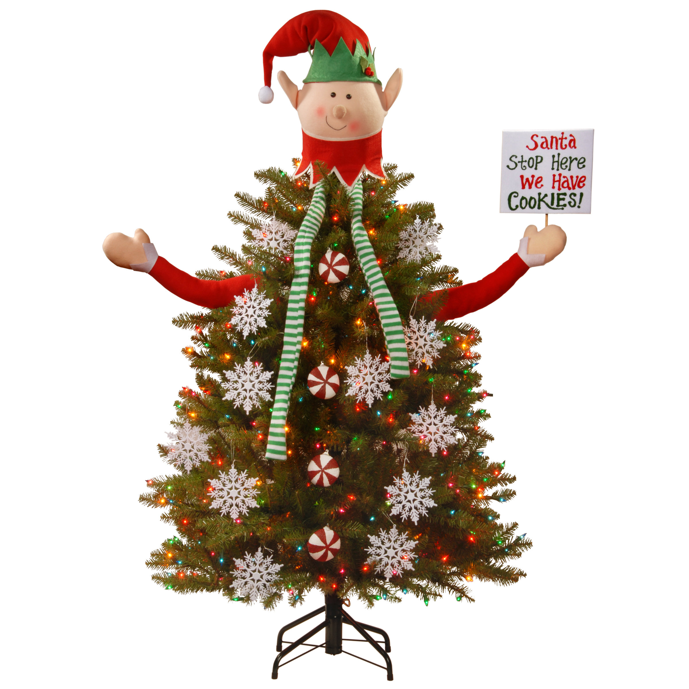 The Holiday Aisle® Santa's Elf Tree Dress Up Kit & Reviews | Wayfair